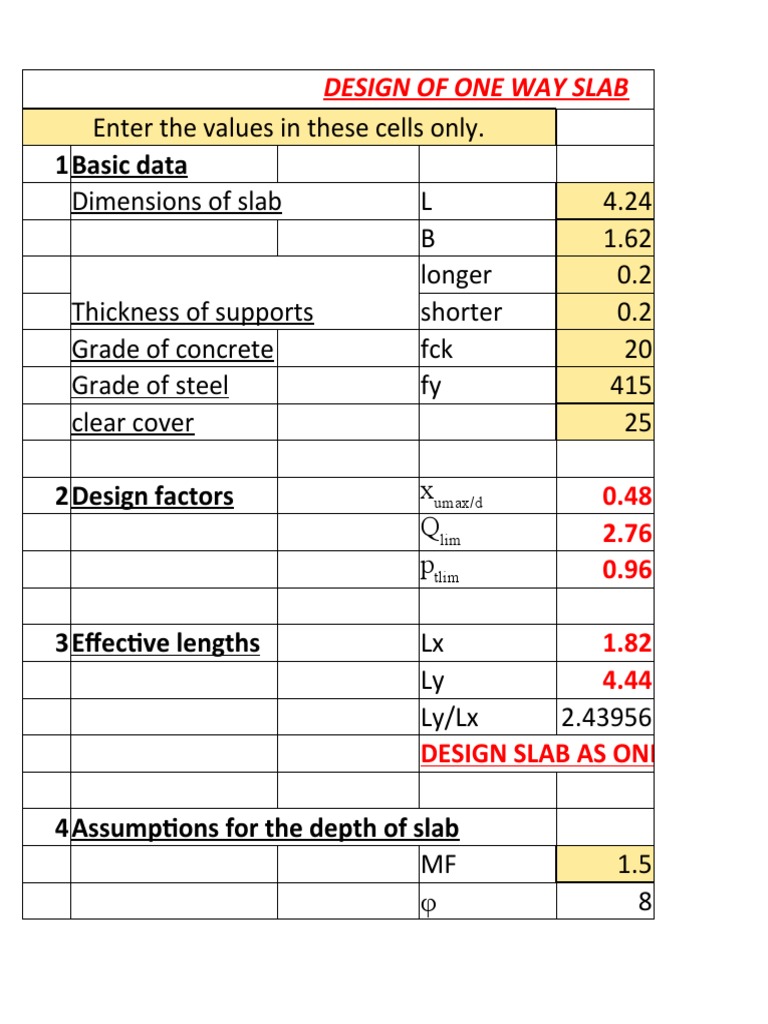 One Way Slab | Download Free PDF | Teaching Mathematics | Nature