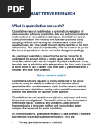 Chapter 3 Quantitative Research Methodology | PDF | Sampling ...