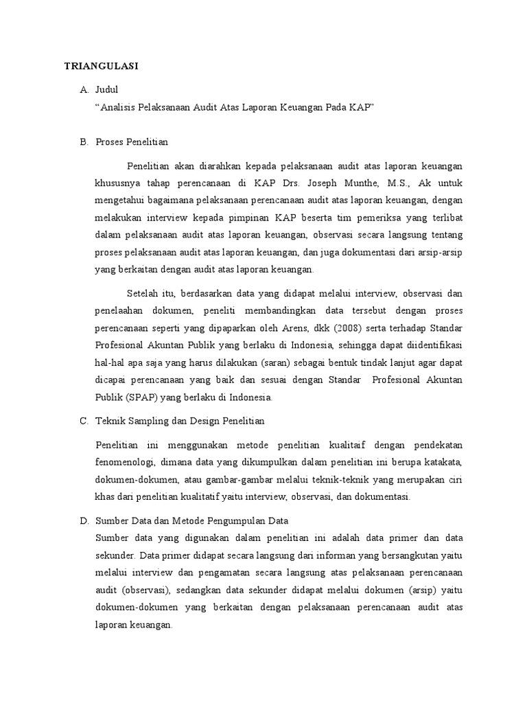 TRIANGULASI | PDF