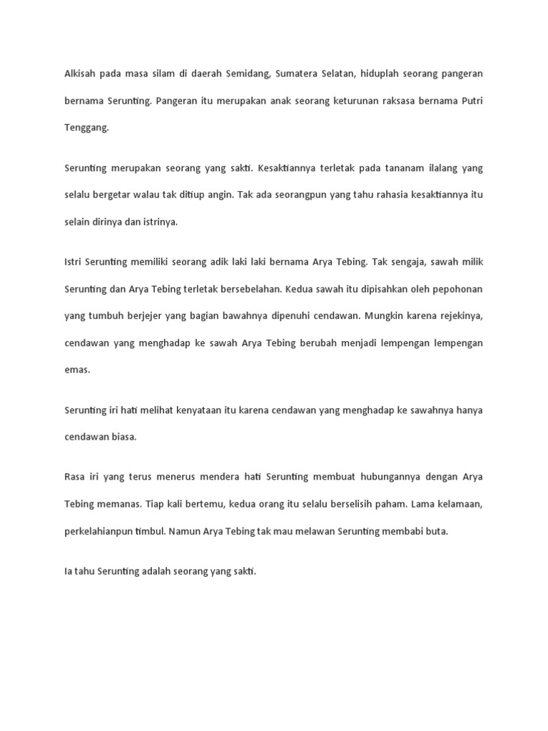 Naskah Si Pahit Lidah | PDF | Agama & Spiritualitas