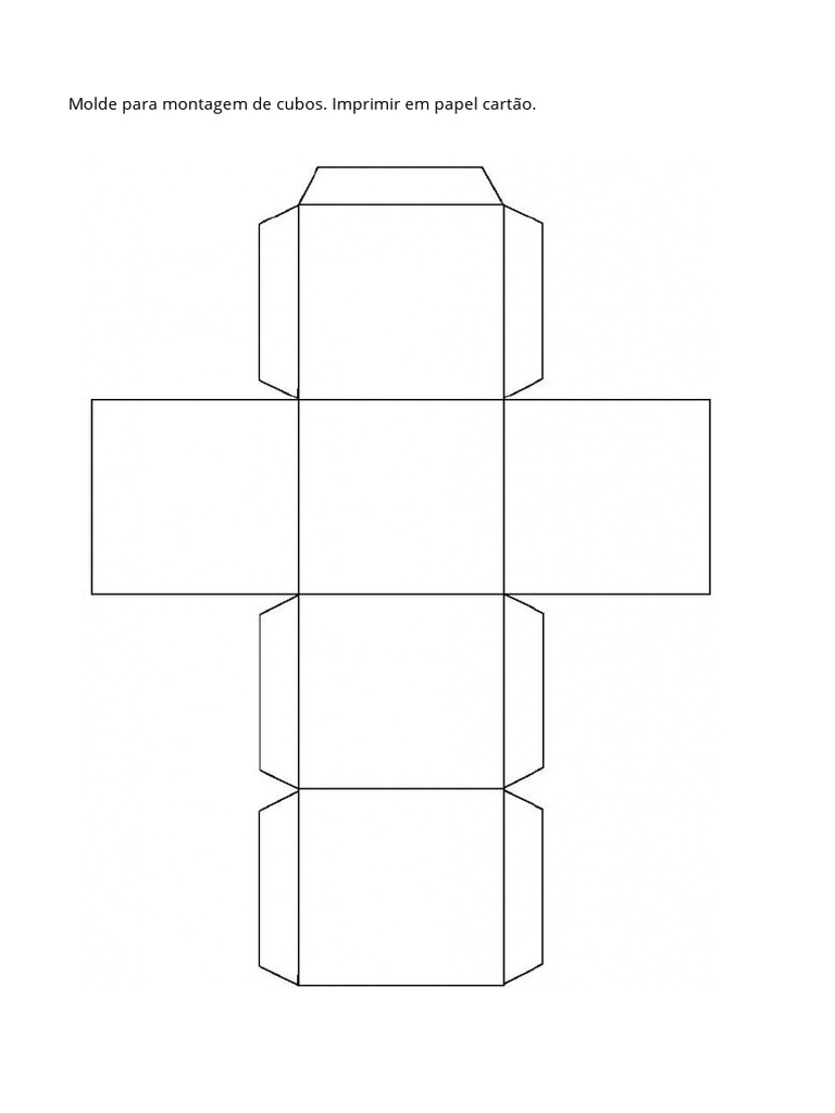 Plantilla Cubo 10x10 Para Imprimir Compressed PDF, 55% OFF