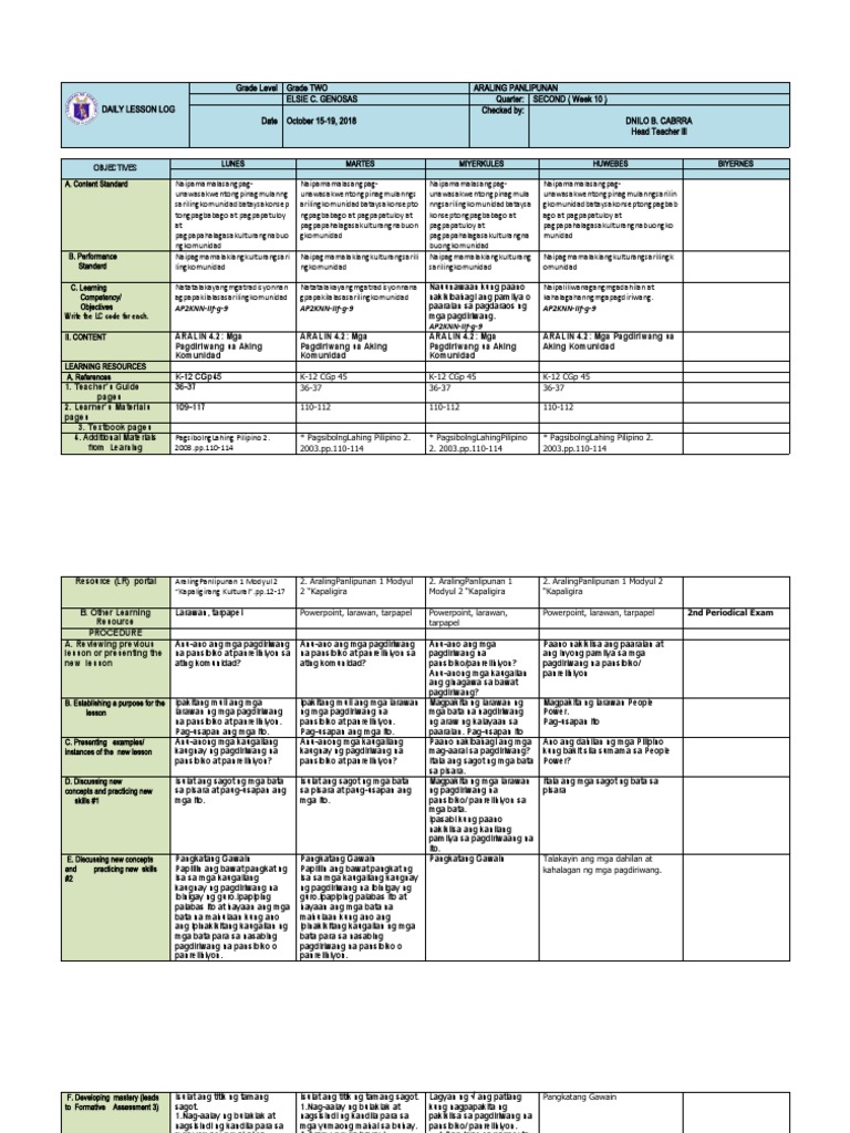 AP 2 Q2 Week 10 | PDF
