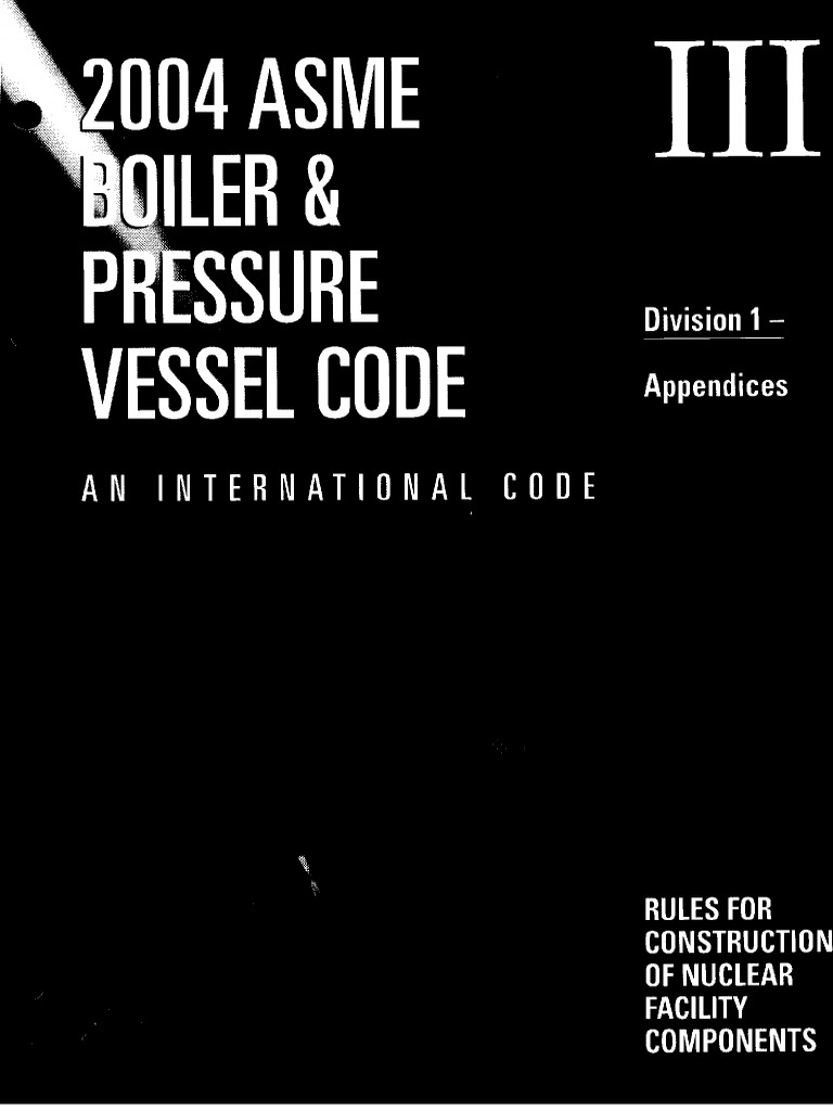 ASME III Div. 1 Apend. 2004 PDF | PDF