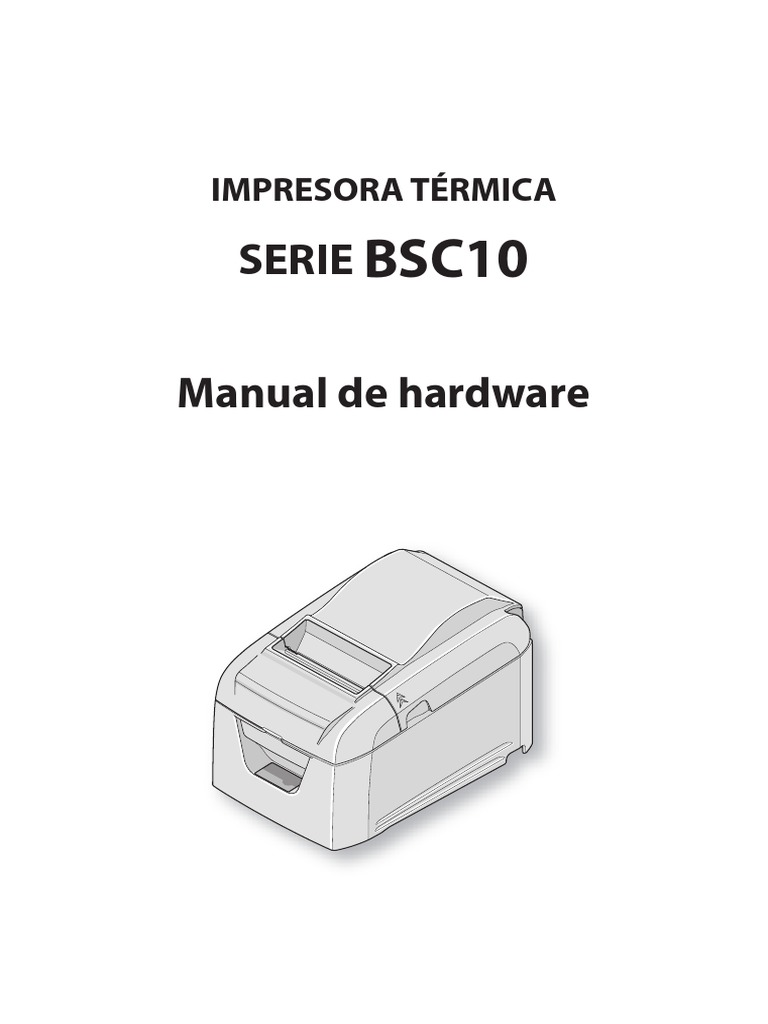 Manual Servicio Star bsc10 - HM - Es | PDF | USB | Impresora (Computación)