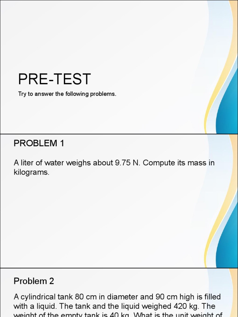 PRETEST | PDF