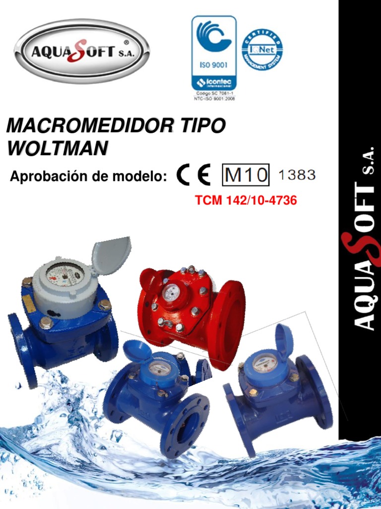 Ficha-Tecnica-Macromedidor-Woltmann-V02-J | PDF | Agua | Naturaleza