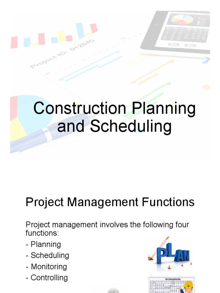 4-Construction Management - Project Planning and Scheduling | PDF | Project Management | Systems ...