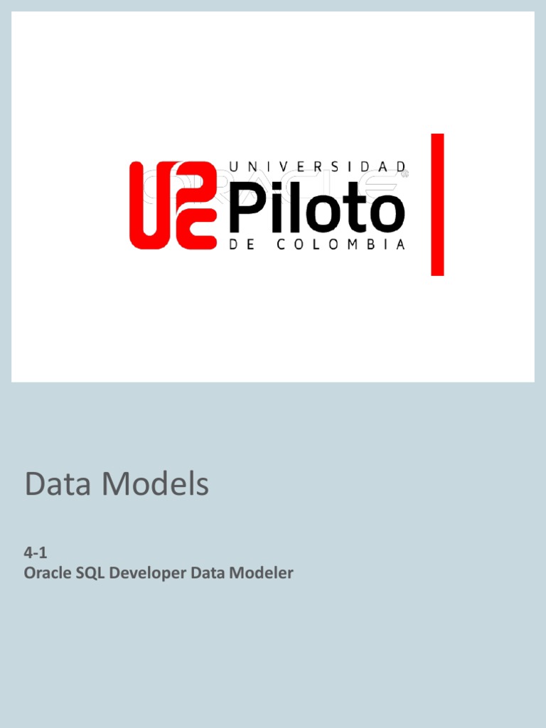 Dfo 4 1 Oracle Sql Developer Data Modeler 1 Pdf Pdf Relational Database Sql
