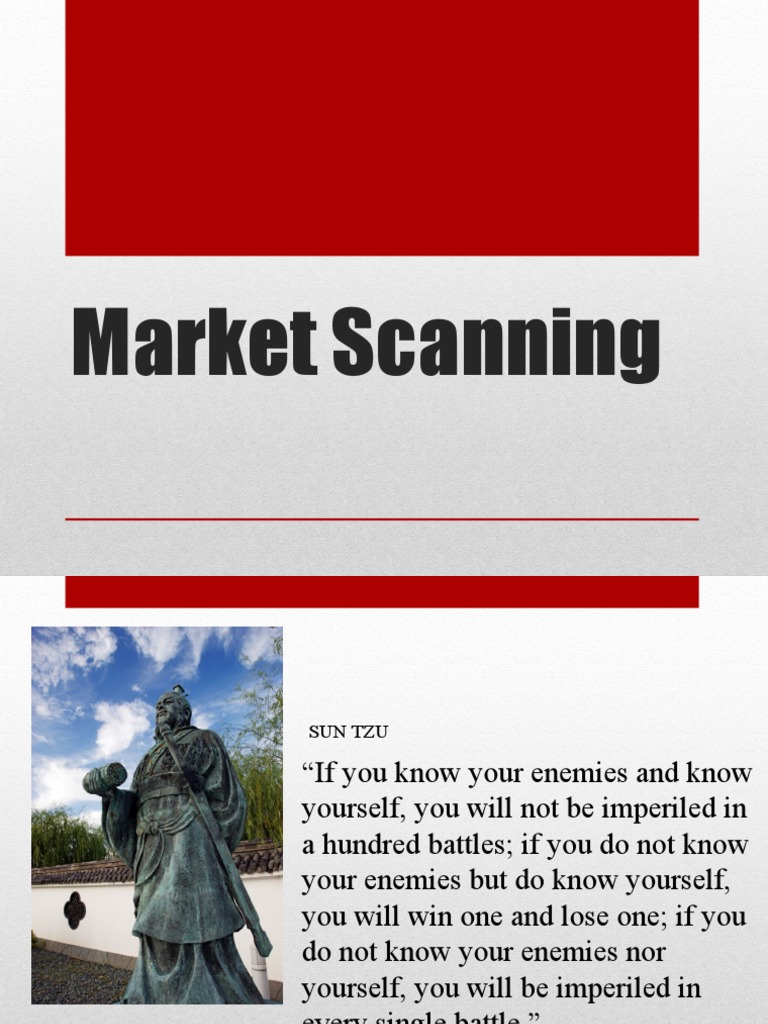 Market Scanning | PDF | Sales | Market (Economics)
