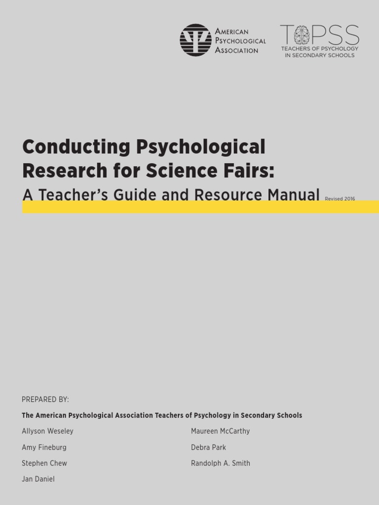 Conducting Psychological | PDF | Experiment | Hypothesis