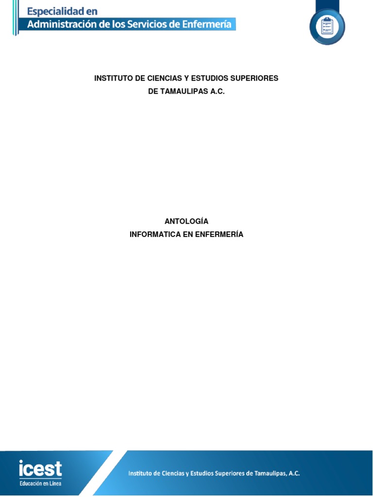 Antologia Informatica en Enfermeria - Ease | PDF