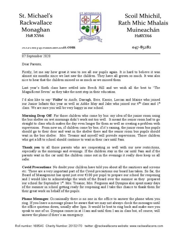 20200907-First Letter of New Term | PDF