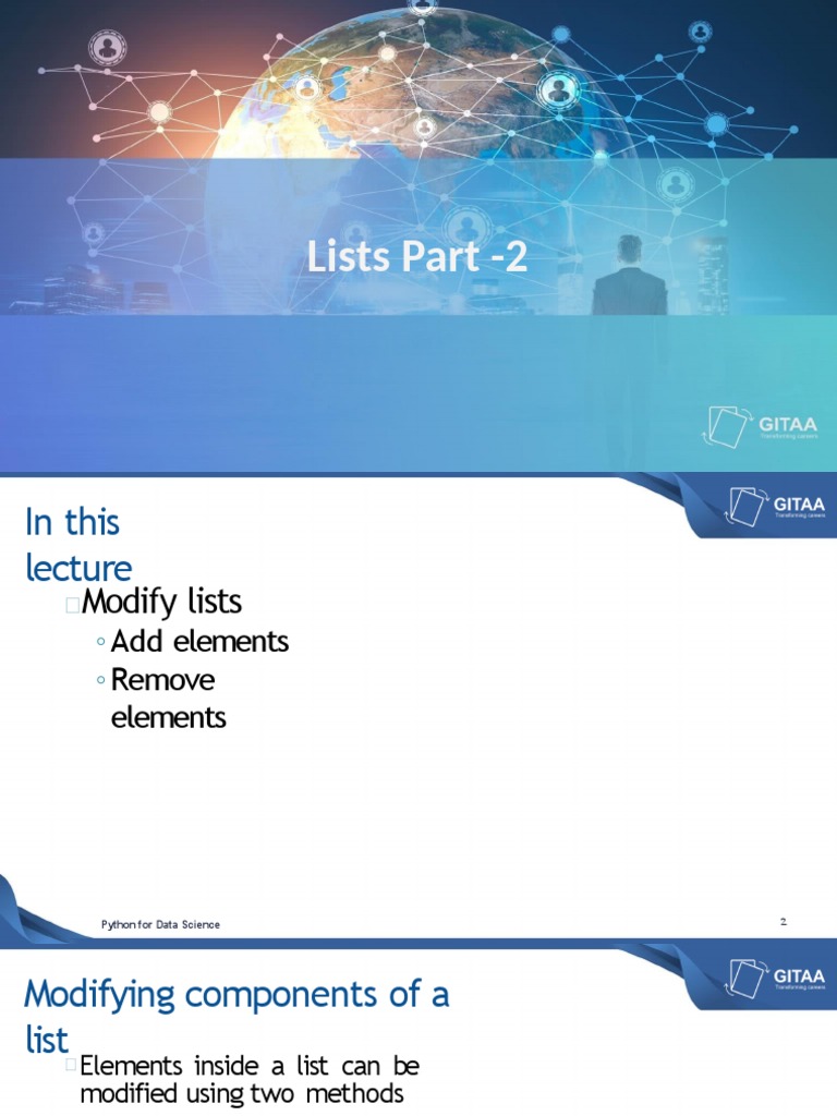 Modifying Lists In Python A Guide To Adding Removing And Updating