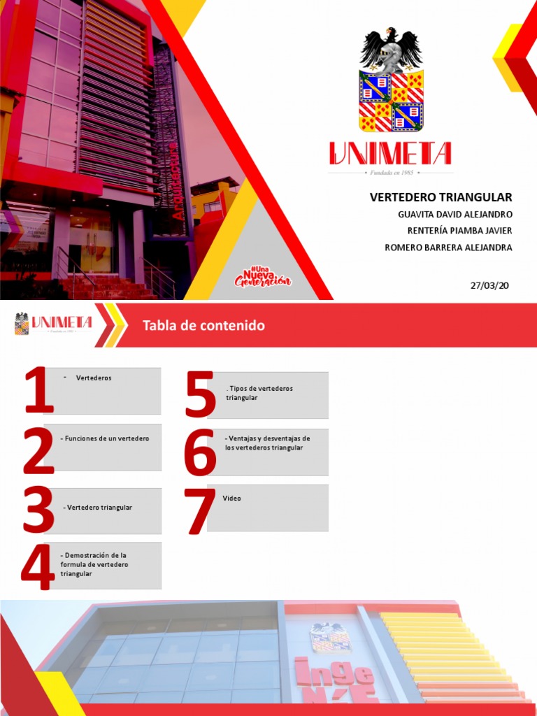 Vertedero Triangular | PDF | Descarga (hidrología) | Mecánica