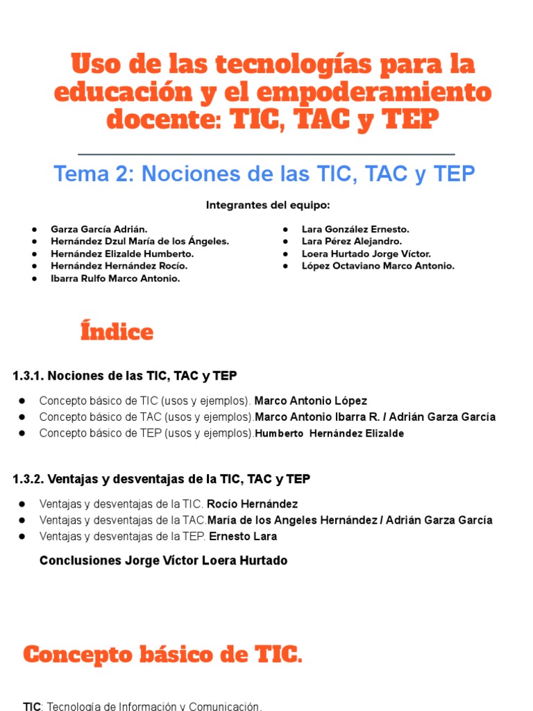 Nociones TIC, TAC y TEP | PDF | Tecnología de información y comunicaciones | Internet