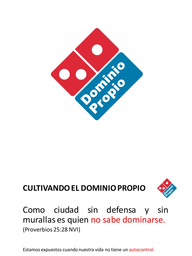 Cultivando el Dominio Propio | PDF