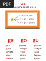 Cuadernillo G Gu Gü | PDF
