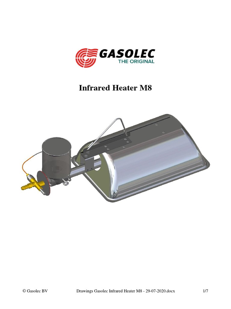 Drawings Gasolec Infrared Heater M8 29 07 2020 | PDF | Tools | Equipment