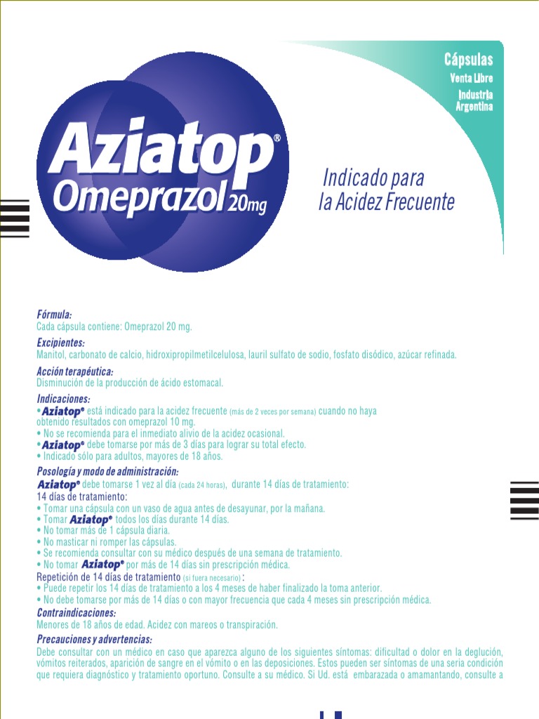 Aziatop Prospecto ELEA | PDF | Rtt | Farmacología