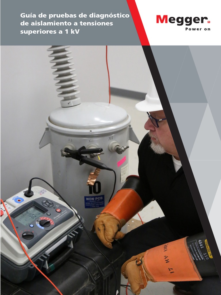 MEGGER Guía de Pruebas de Diagnóstico de Aislamiento A Tensiones Superiores A 1 KV | PDF ...