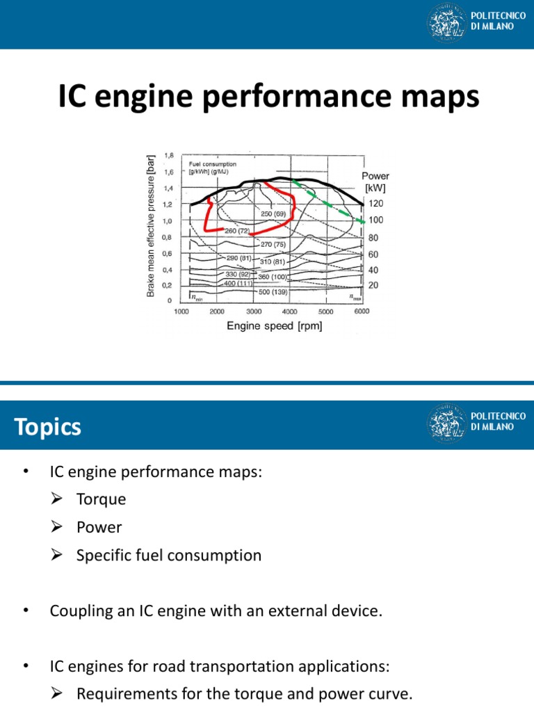 IC Engine Performance Maps | PDF | Engines | Diesel Engine