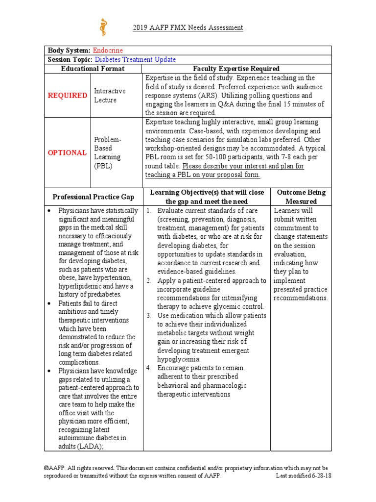 DM Aafp 2019 | PDF | Diabetes Management | Diabetes