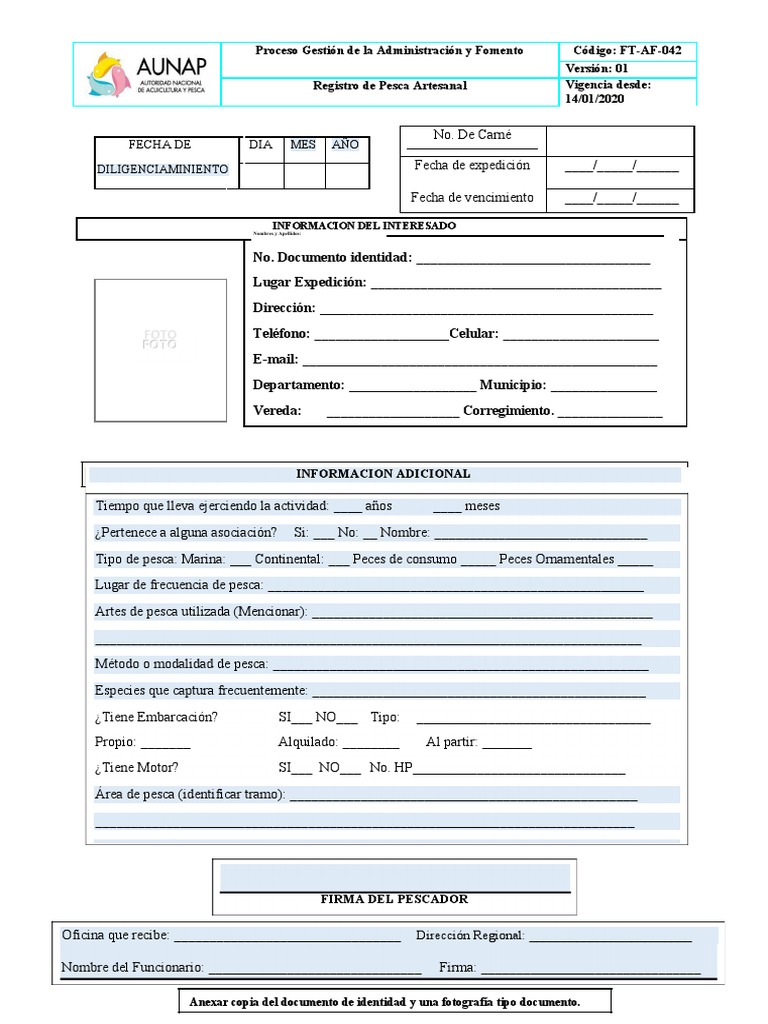 Formato-Elaboración de Carnet | PDF | Recreación al aire libre | Caza