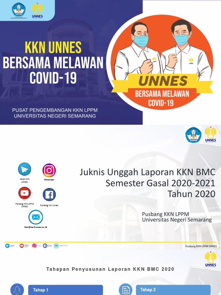 Juknis Unggah Laporan KKN BMC PDF | PDF