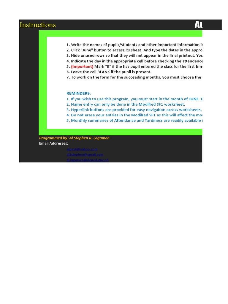 Automated SF-2 | PDF