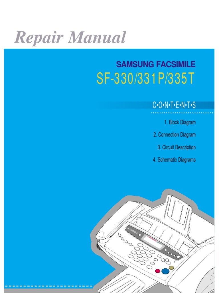 SF-330 Repair Manual | PDF | Electronic Design | Design