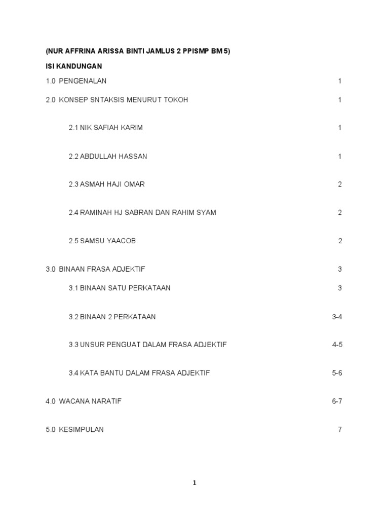 Nur Affrina Arissa | PDF
