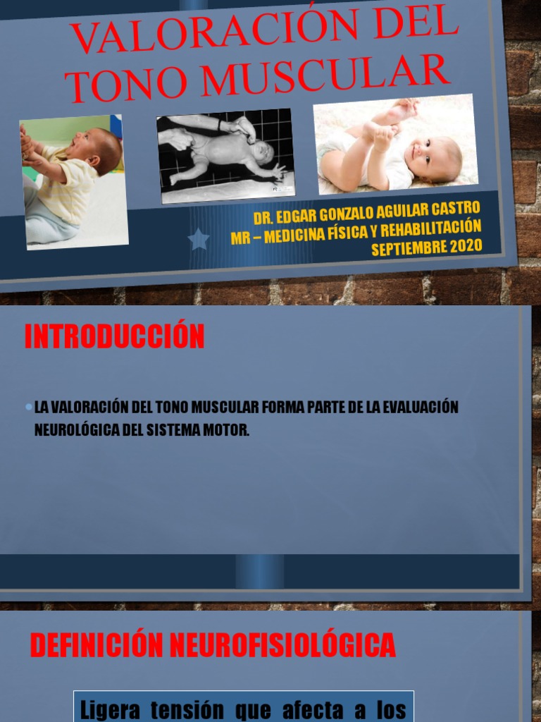 Valoracion Del Tono Muscular | PDF | Codo | Rodilla