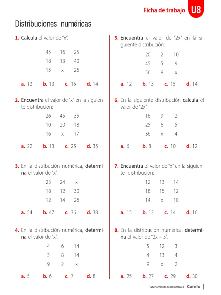 Distribuciones Numericas | PDF