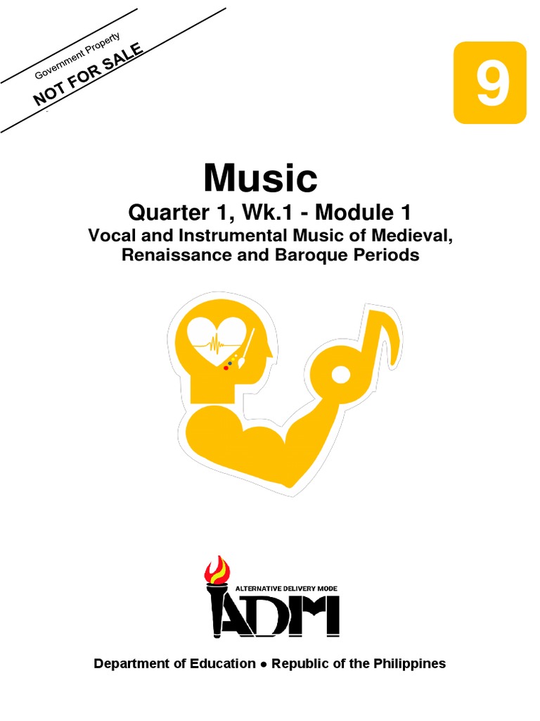 Music9 - q1 - Mod1 - Vocal and Instrumental Music of Medieval ...