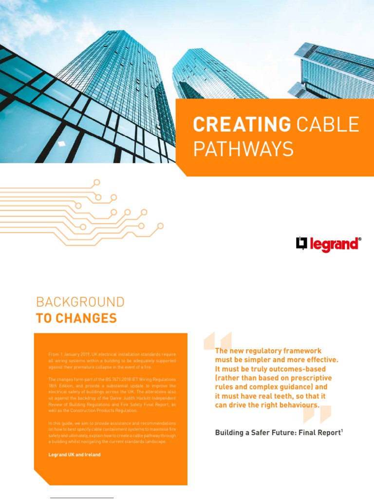 Creating Cable: Pathways | PDF | Electrical Wiring | Fire Safety