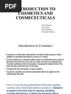 Cosmetic Formulation PDF Cosmetics Chemical Compounds, 56% OFF