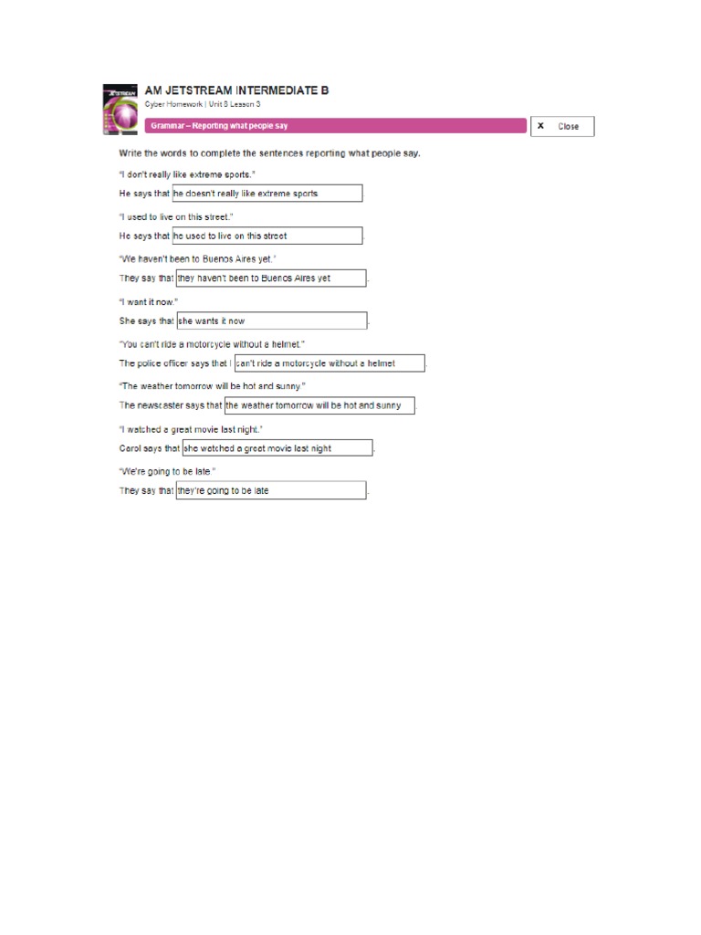 Unidad 8 Leccion 3 Intermedio | PDF