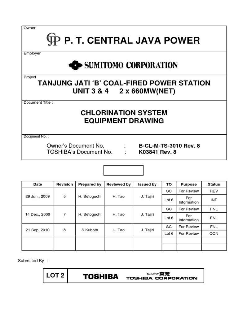 2 - 2 - 02 - 01 - 90 - 03 - Chlorination System Equipment Drawing ...