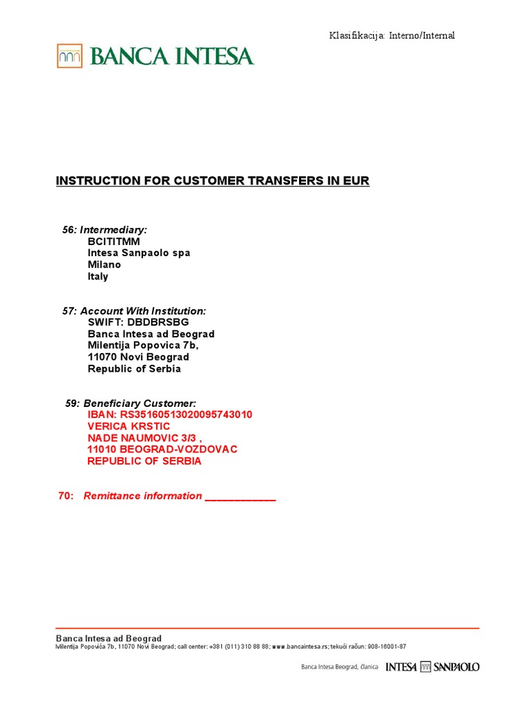 Intesa Sanpaolo Spa Italy (Eur) | PDF | Business | Finance & Money ...