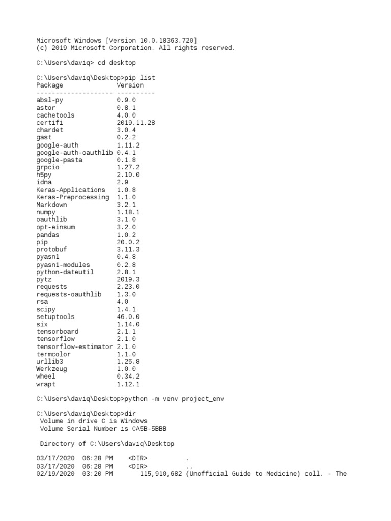 Virtual Env | PDF | Directory (Computing) | Computer File