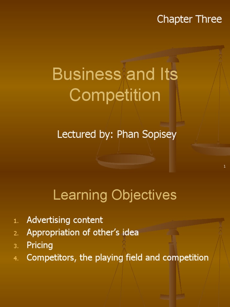 CH 03 Business and Its Competition | PDF