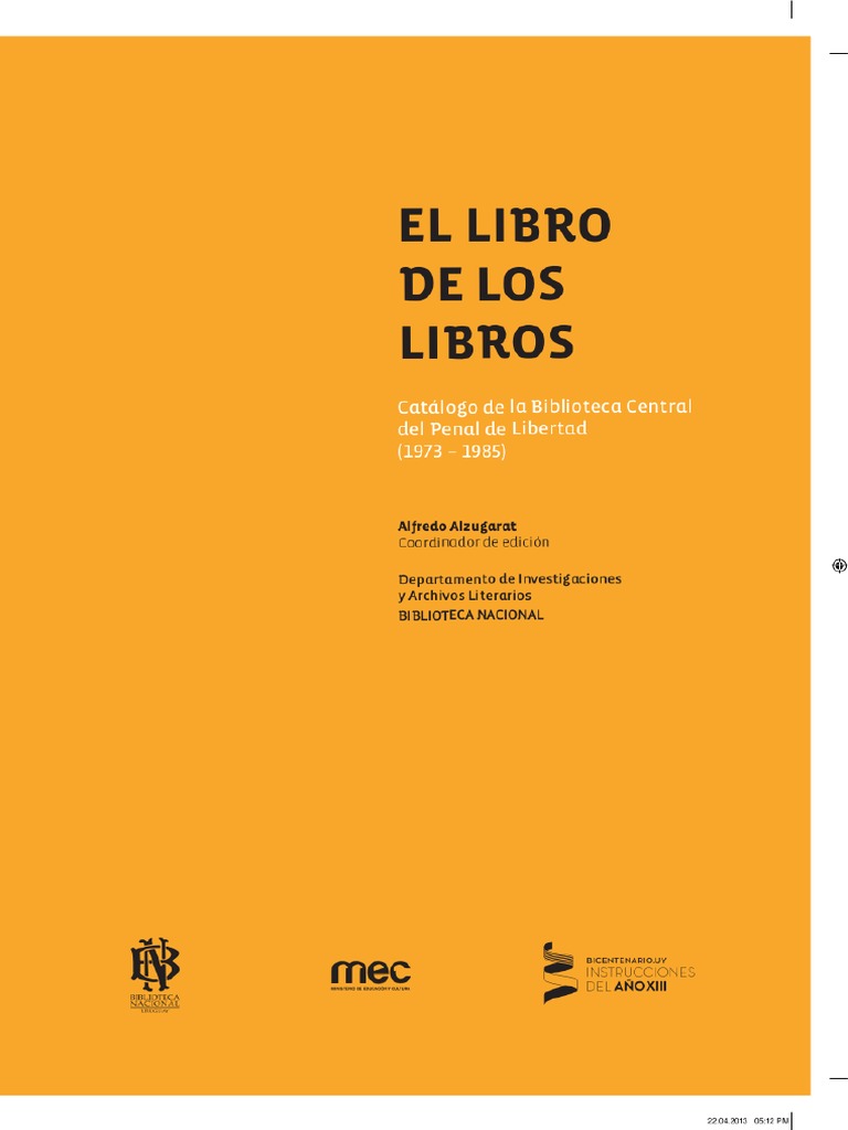El Libro De Los Libros Pdf Pdf Libros Bibliotecas