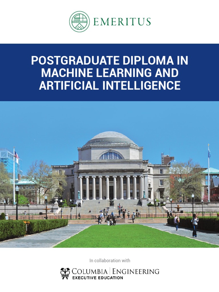 Postgraduate Diploma in Machine Learning and Artificial Intelligence ...