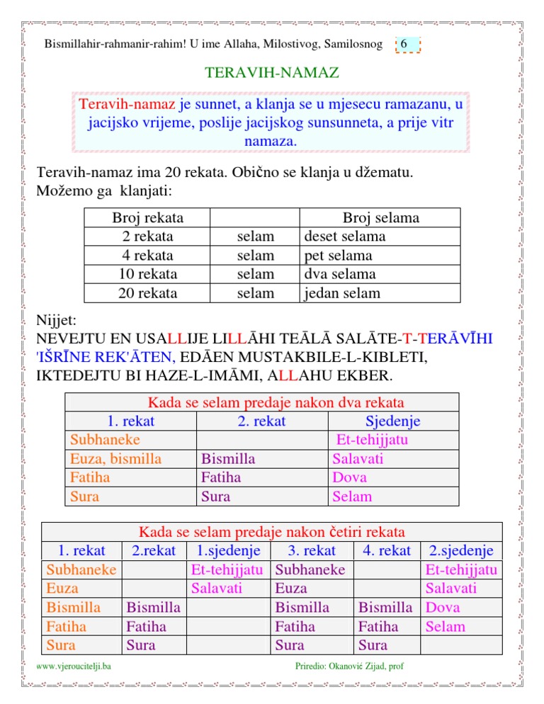 6 - Teravih Namaz | PDF