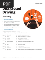 Distracted Driving - Safety Toolbox Talks Meeting Topics | PDF | Land ...
