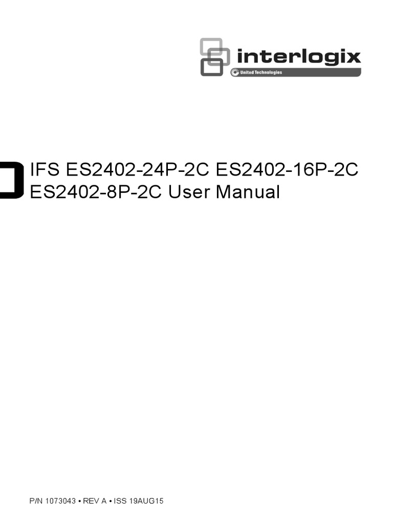 ES2402 16P 2C User Manual PDF | PDF | Network Switch | Ethernet