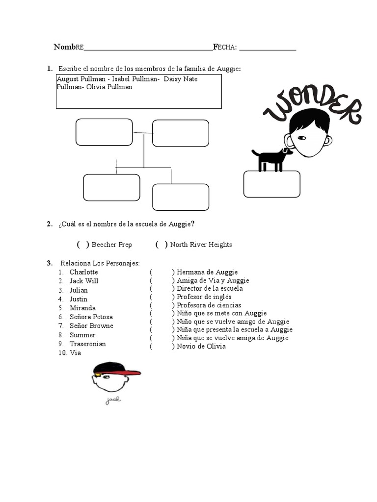 Wonder Actividades1 | PDF