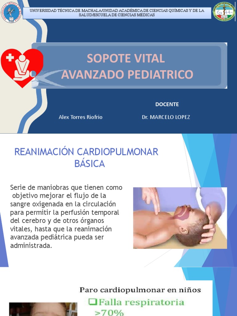RCP Pediatrico | PDF | Reanimación cardiopulmonar | Emergencias Médicas