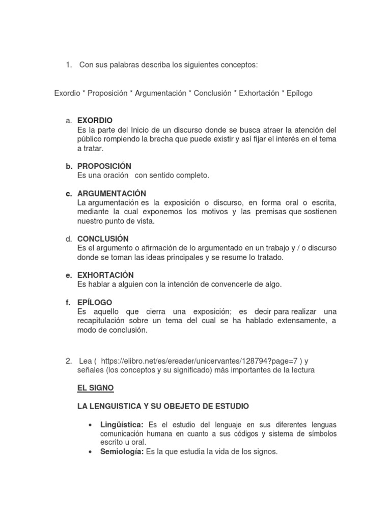 Elementos Del Discurso | PDF | Lingüística | Habla