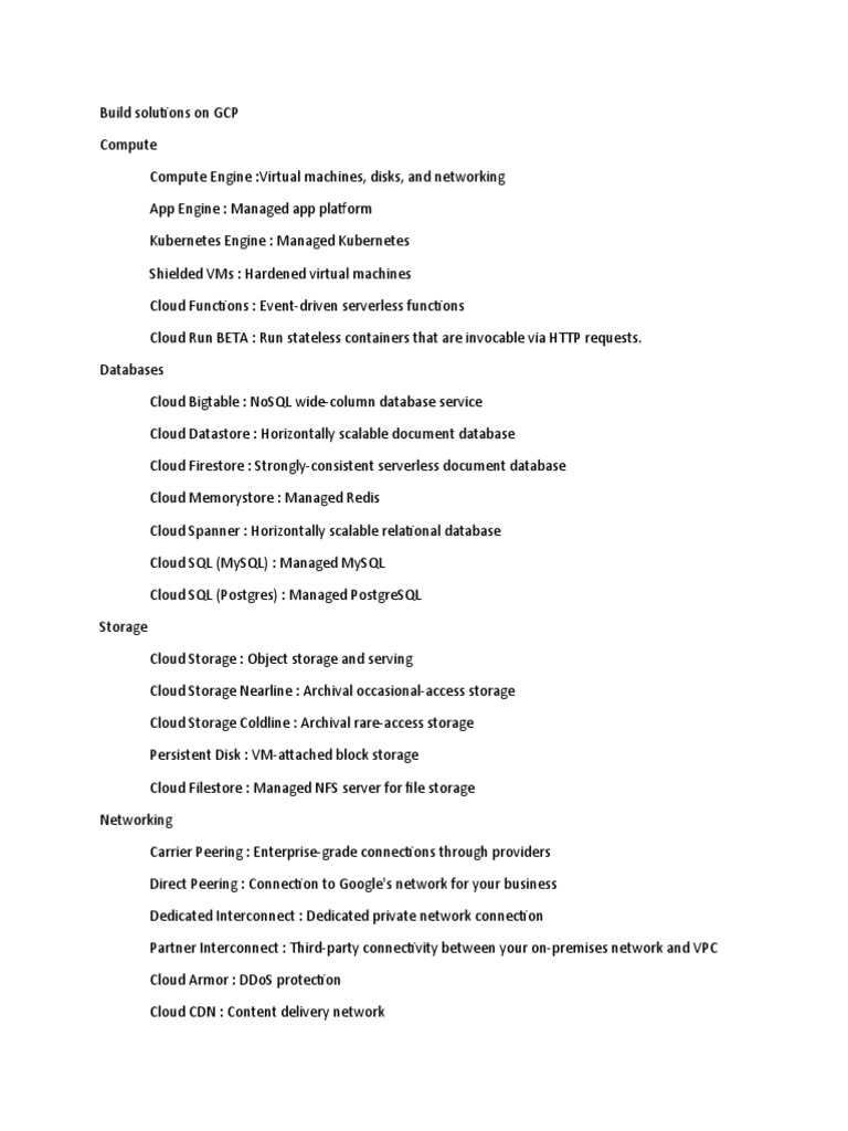 Build Solutions On GCP | PDF | Cloud Computing | Load Balancing (Computing)